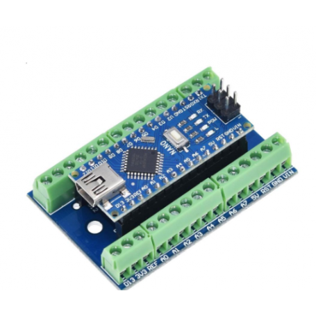 Adaptador a bornera para arduino nano