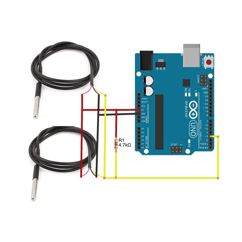 Sensor de Temperatura Digital DS18B20 5 metros