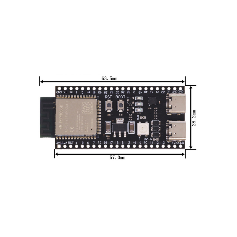ESP32-S3 Wroom Wifi - Bluetooth - BLE 44 Pines