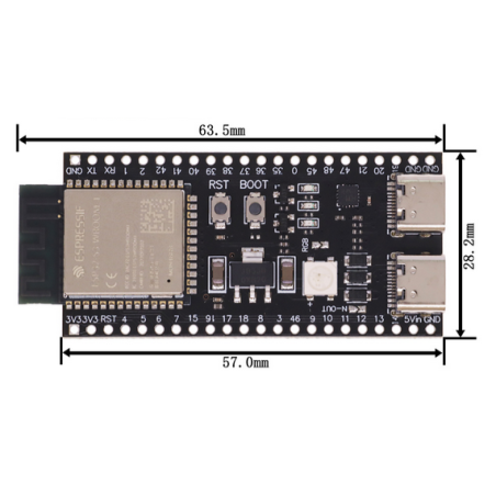 ESP32-S3 Wroom Wifi - Bluetooth - BLE 44 Pines