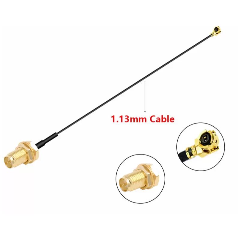 Conector antena Pigtail RP-SMA IPEX 20cm