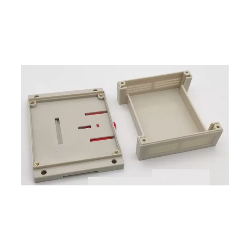 Modulo rele de 4 canales RS485/TTL de 7-24V + Carcasa montaje Riel din